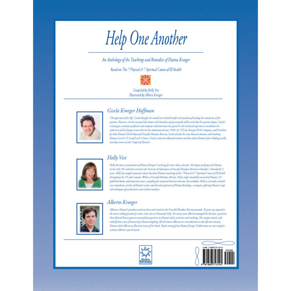 Help One Another, An Anthology of the Teachings and Remedies of Hanna ...