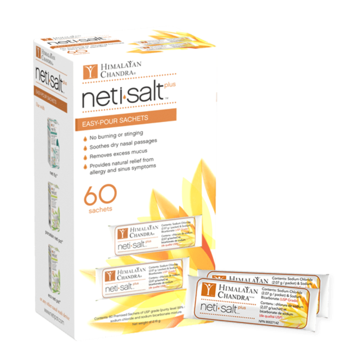 Neti Salt plus 60 sachets – Hanna's Herb Shop