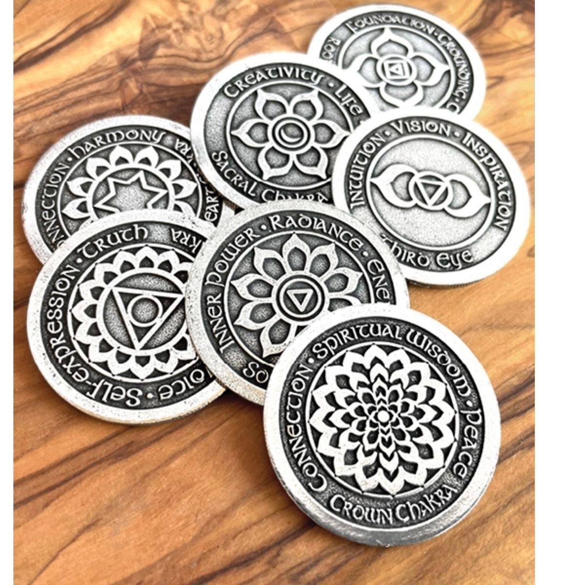 Chakra Blessing Coins – Hanna's Herb Shop