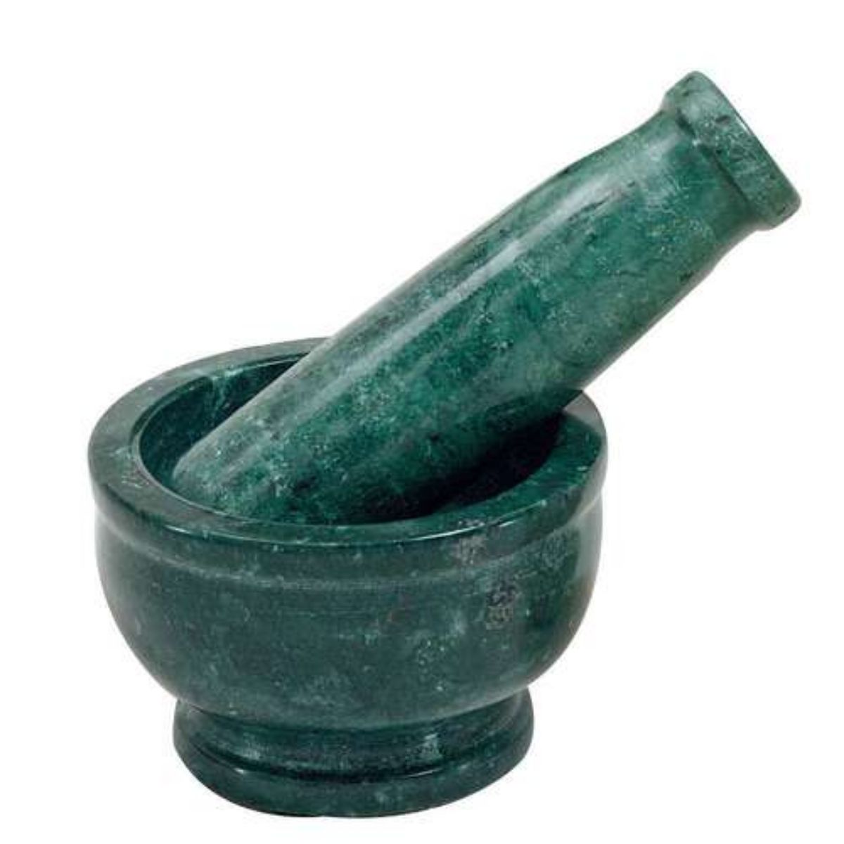 Mortar & Pestle, Green Marble – Hanna's Herb Shop