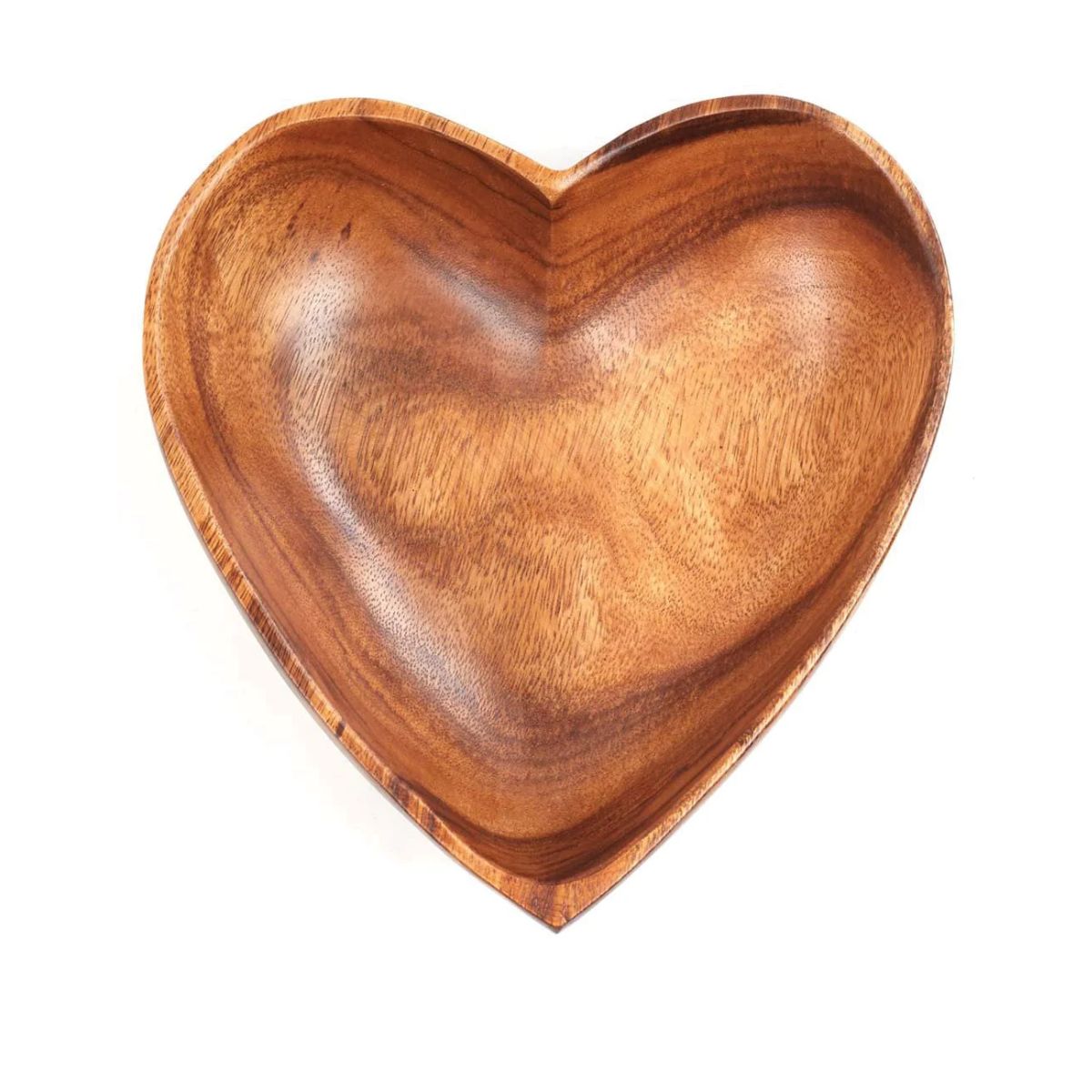 Bowl, Teak Wood Heart – Hanna's Herb Shop